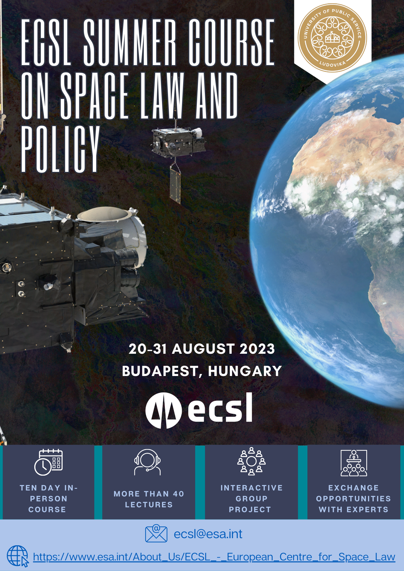 ECSL Summer Course on Space Law and Policy – ISGI